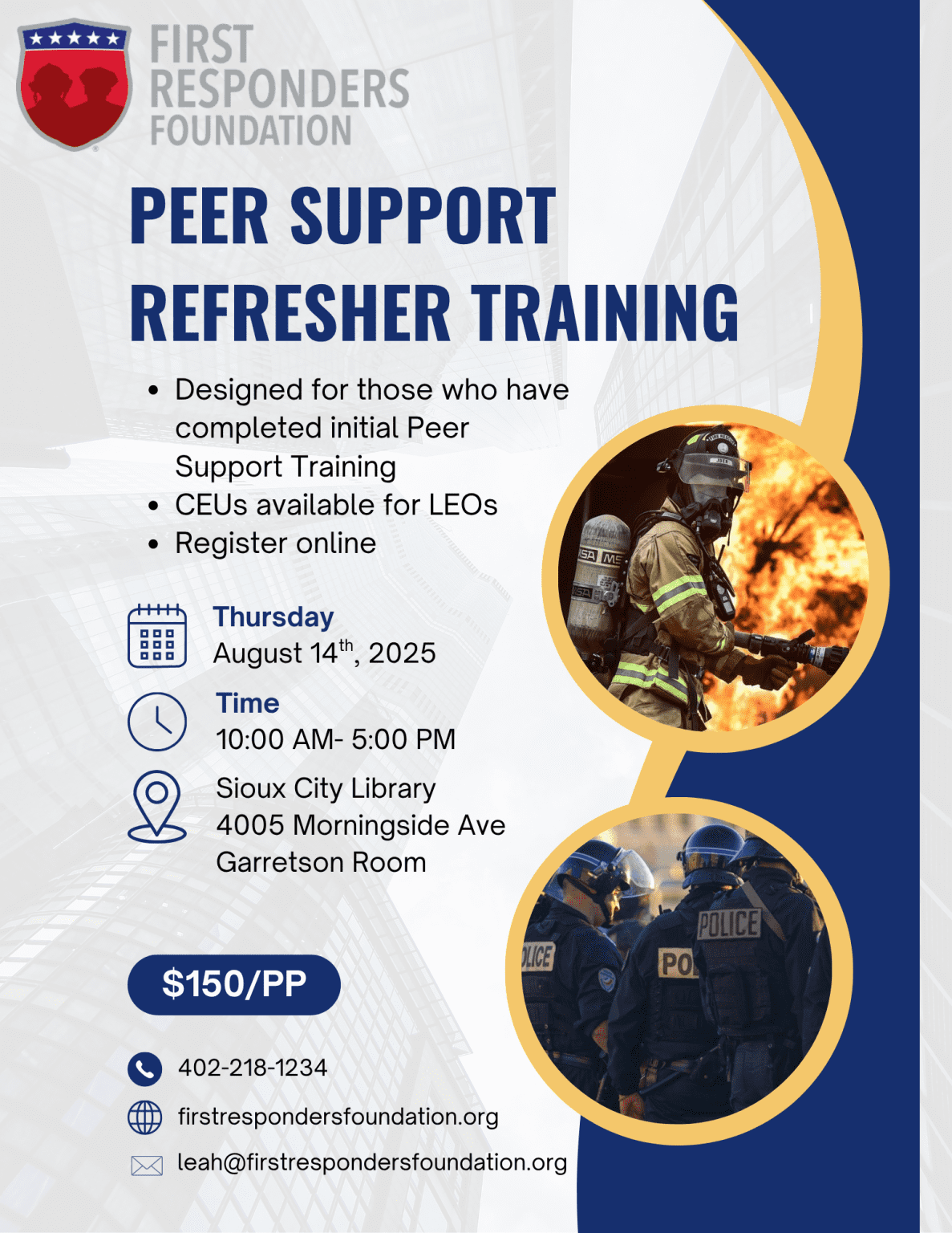 Training for first responders